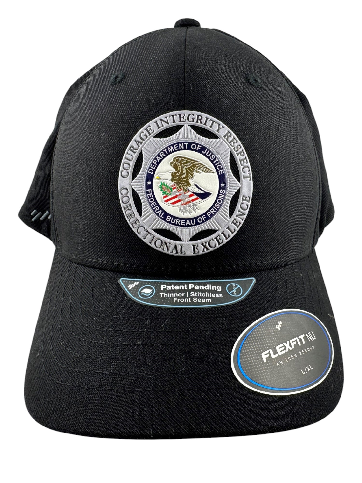 BOP NEW BADGE FLEXFIT HAT – Sally's Cop Shop