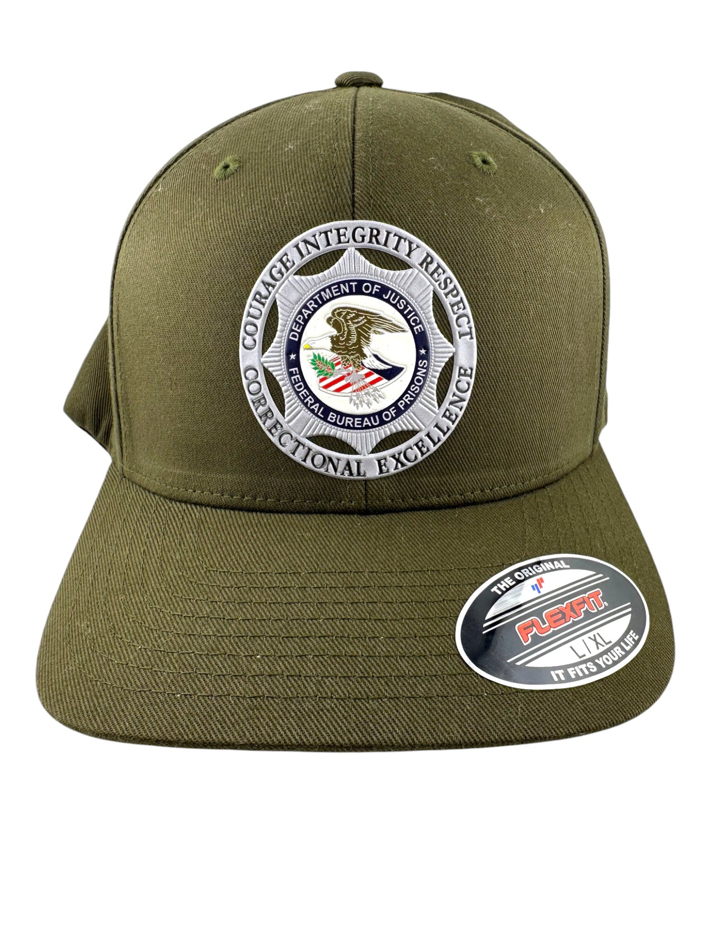 BOP NEW BADGE FLEXFIT HAT – Sally's Cop Shop