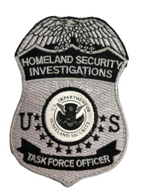 HSI TASK FORCE OFFICER PATCH SET – Sally's Cop Shop