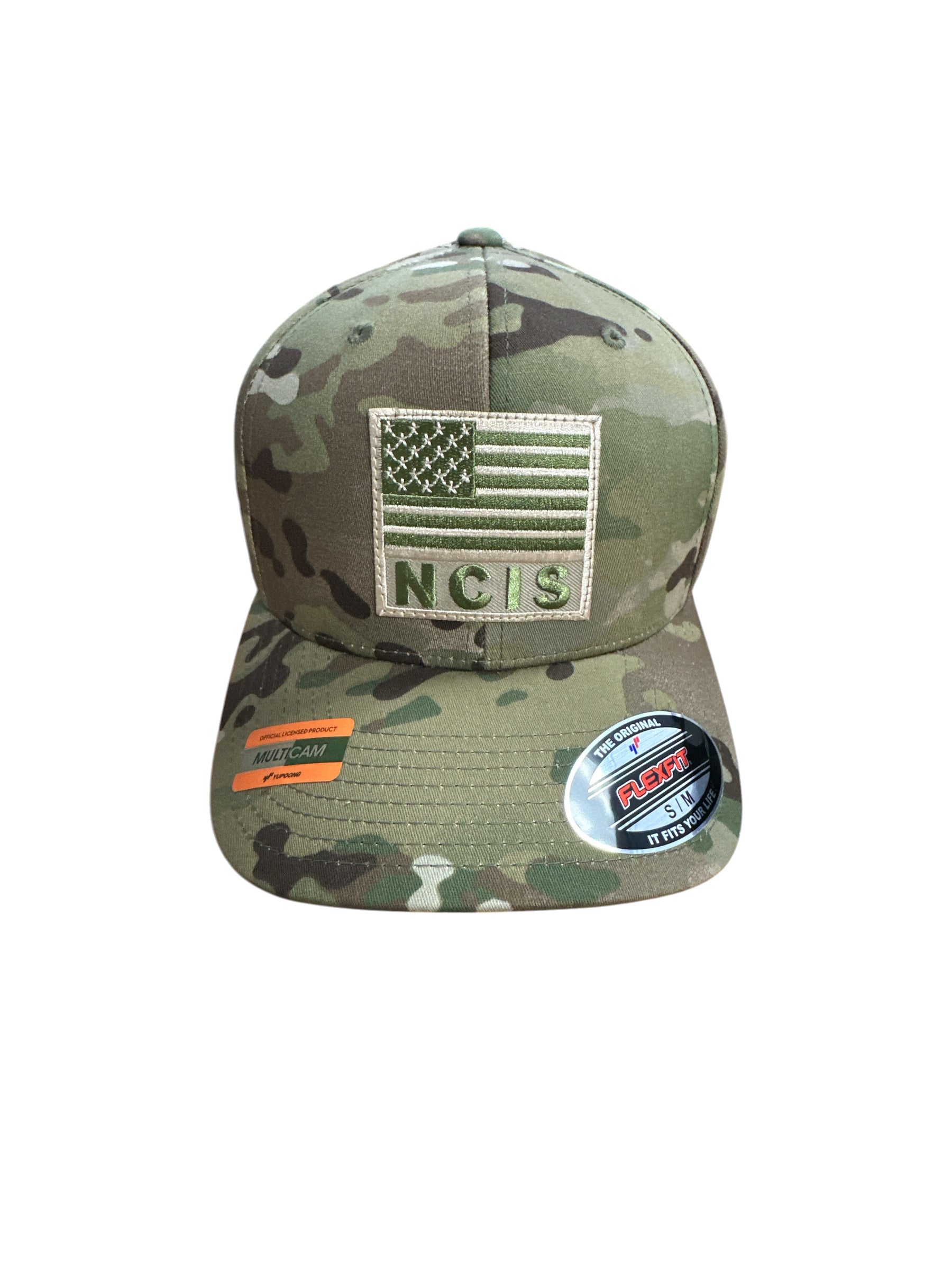 NCIS FLAG MULTICAM FLEXFIT HAT – Sally's Cop Shop
