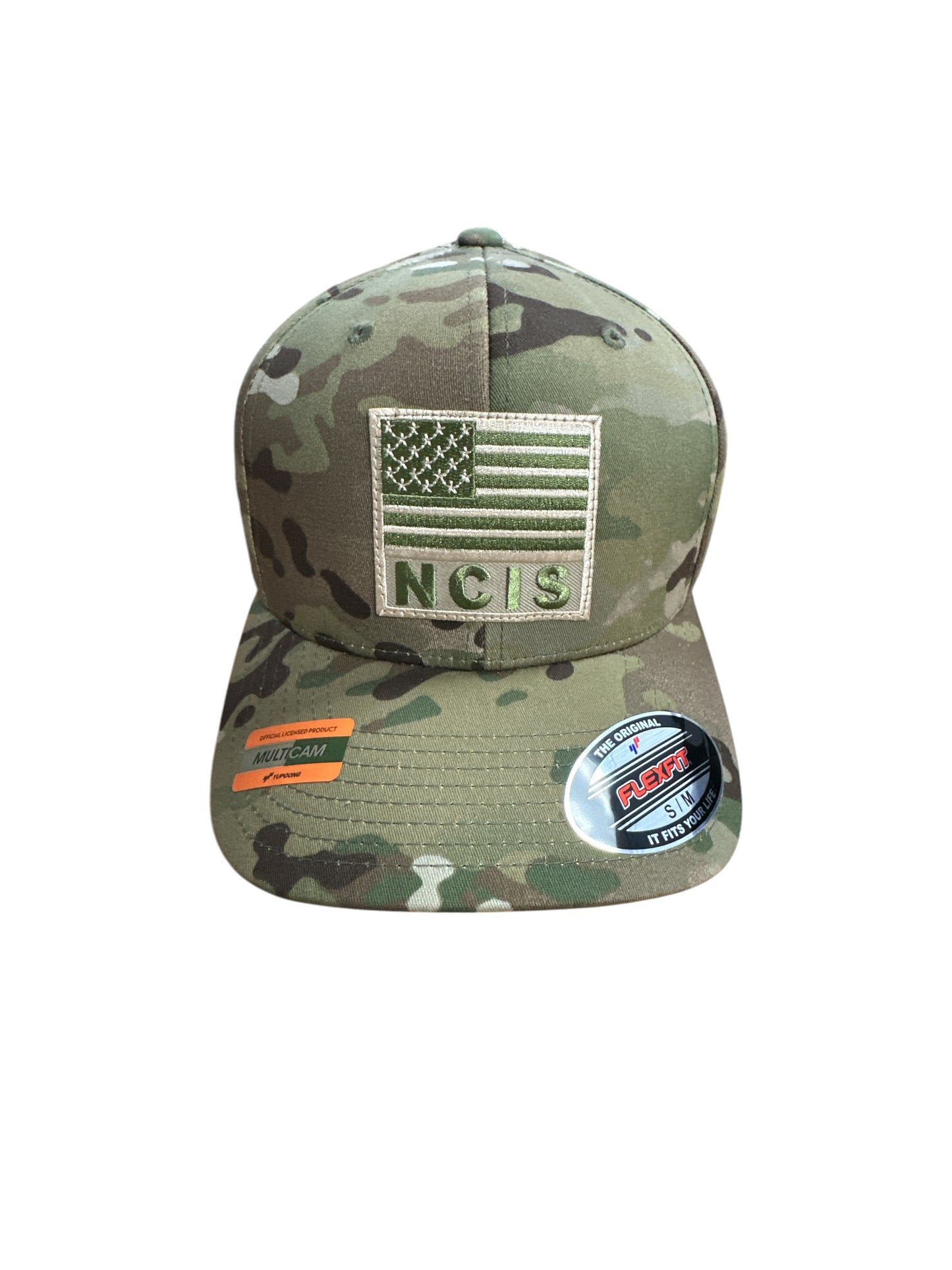 NCIS FLAG MULTICAM FLEXFIT HAT – Sally's Cop Shop
