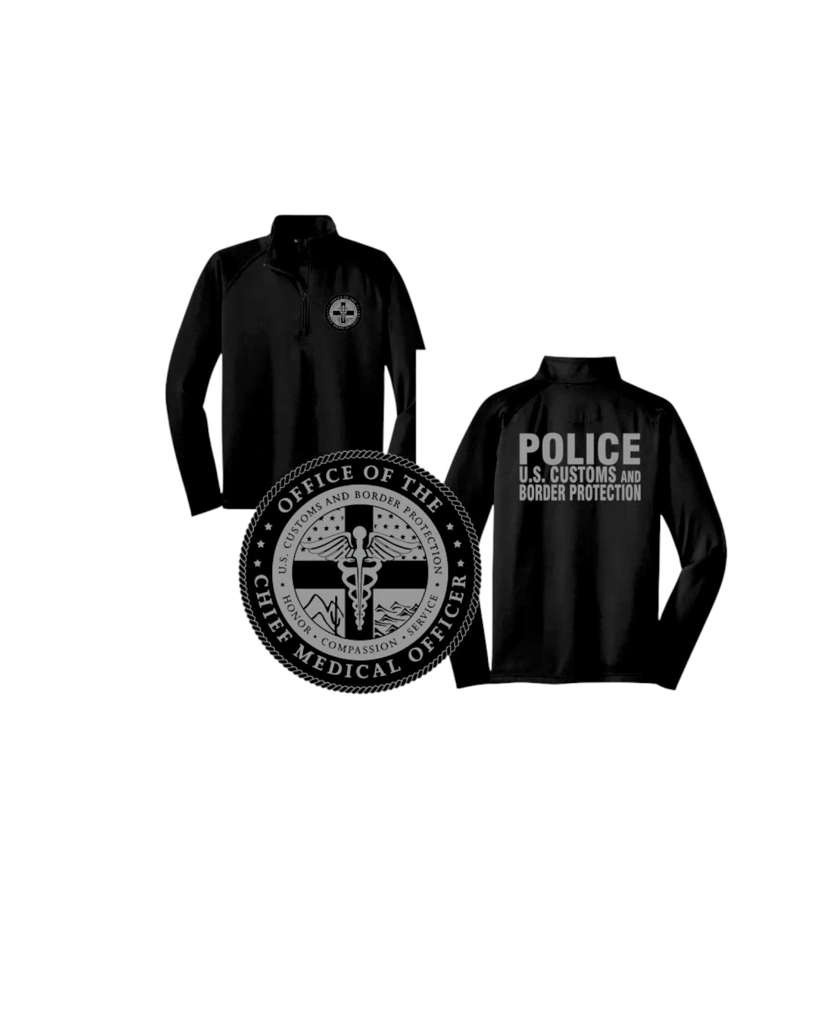 CBP OCMO 1/4 ZIP PULLOVER-ST850 – Sally's Cop Shop