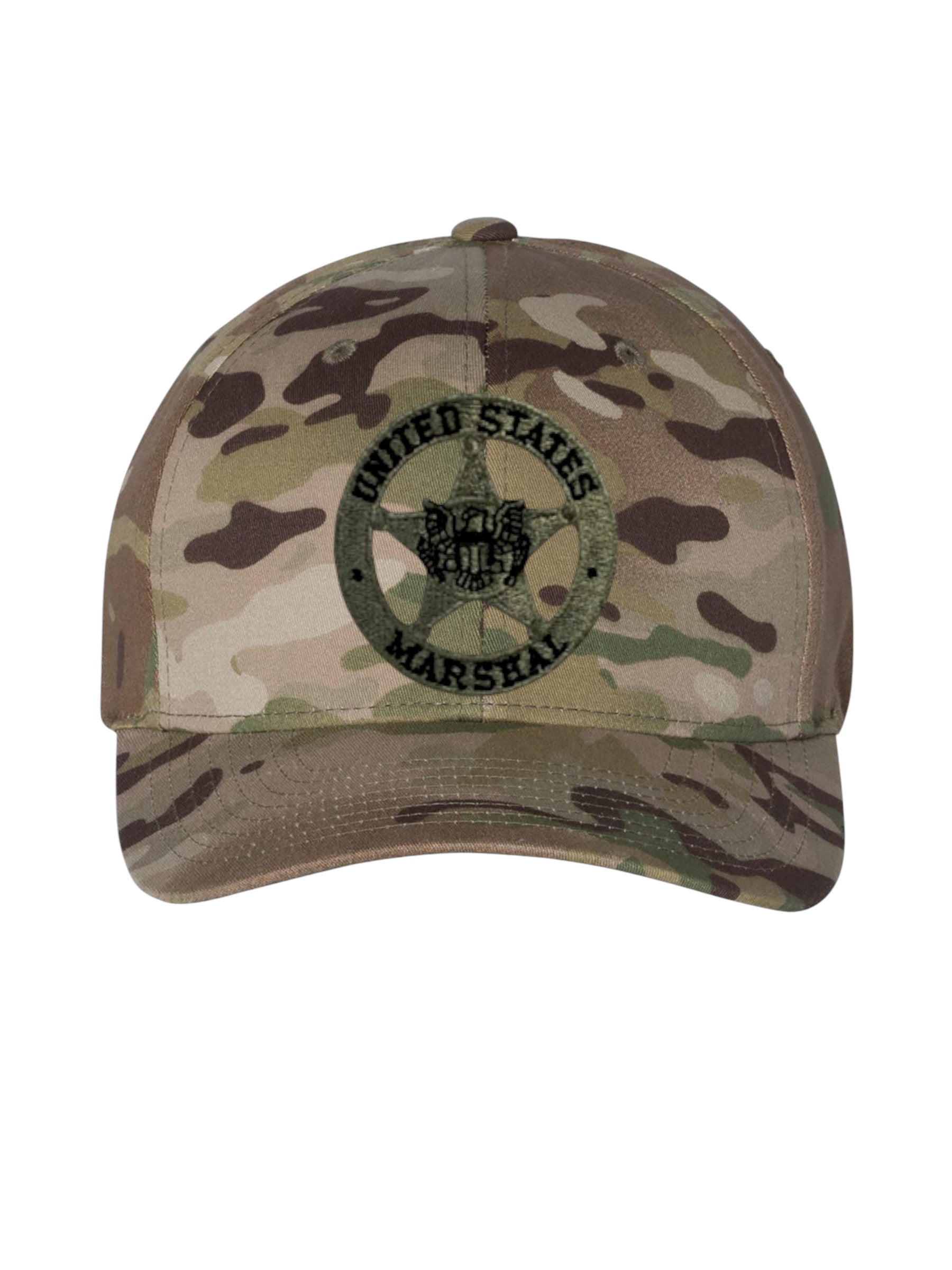 USMS EMBROIDERED MULTICAM FLEXFIT HAT-OD STAR – Sally's Cop Shop