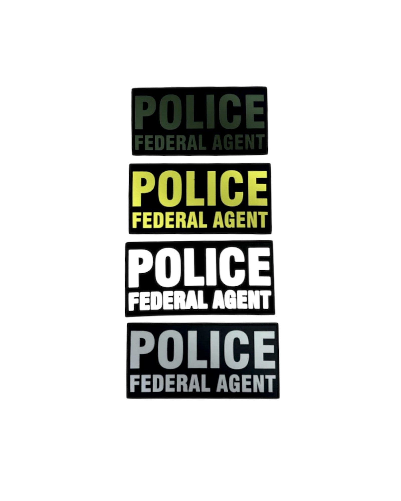 PVC POLICE FEDERAL AGENT 6X3 PATCH – Sally's Cop Shop