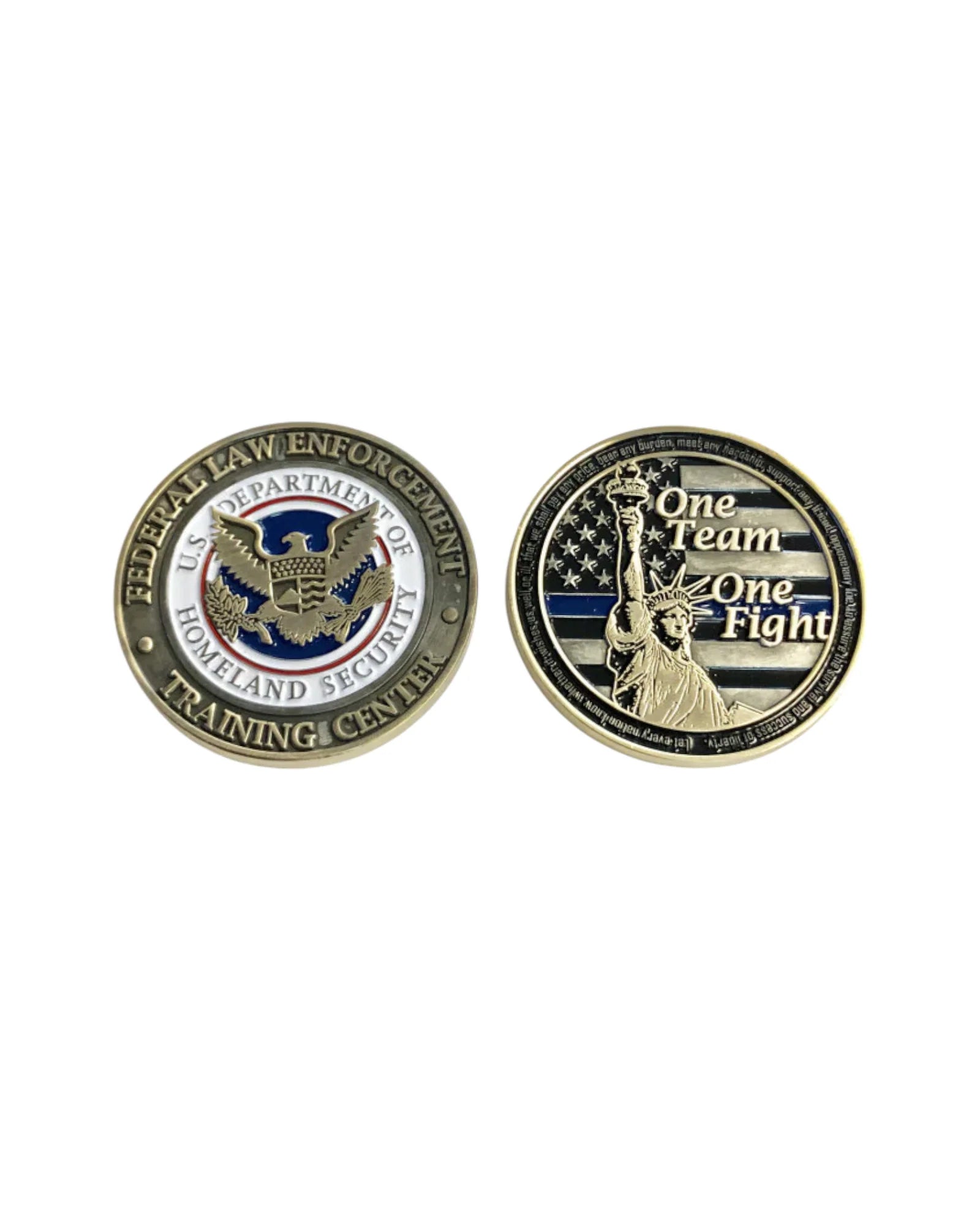 DHS FLETC CHALLENGE COIN – Sally's Cop Shop