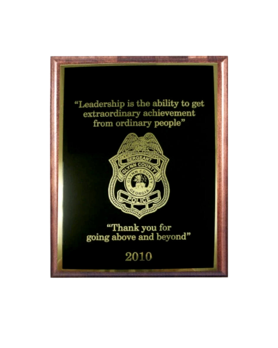 PLAQUES – Sally's Cop Shop