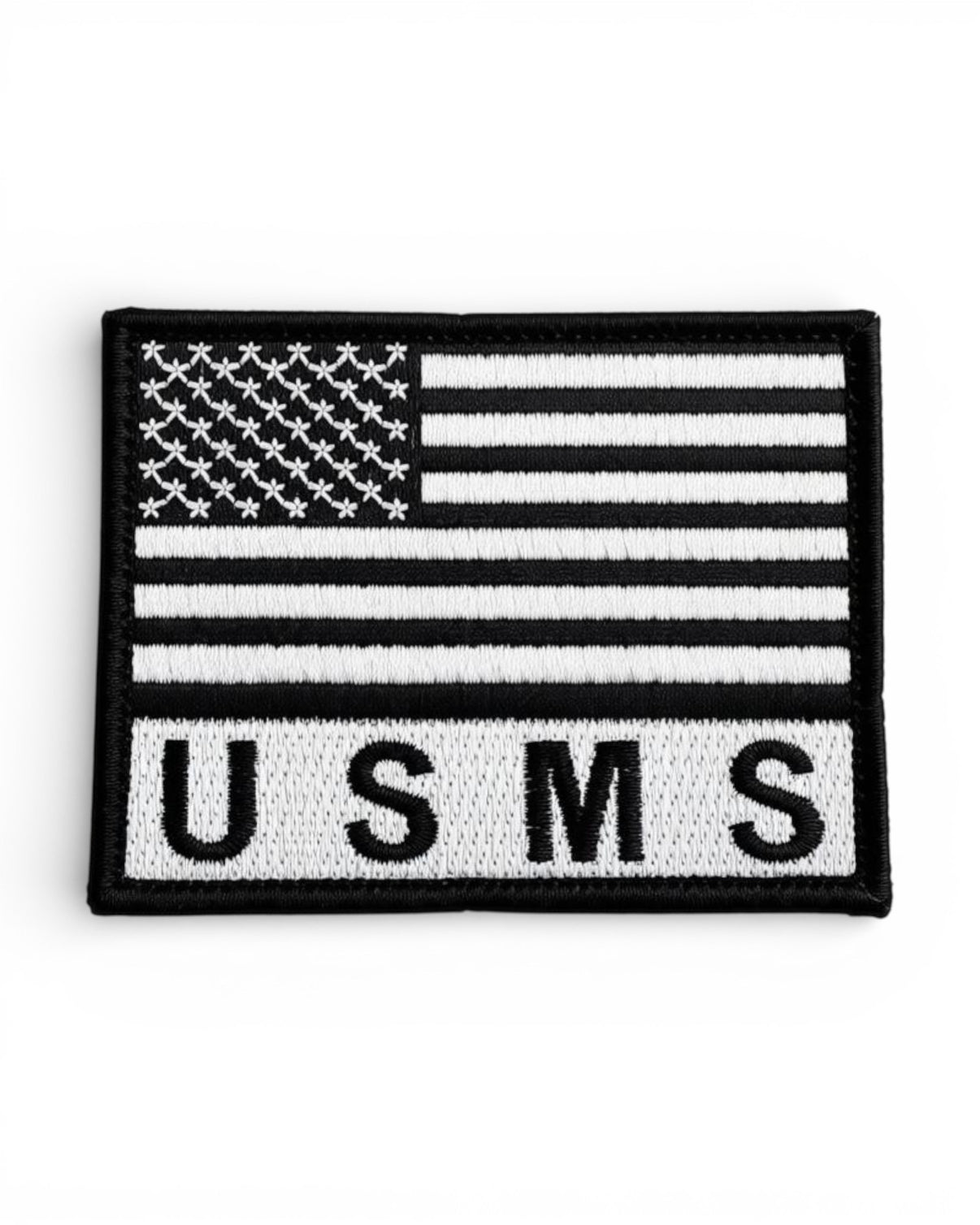 USMS FLAG PATCH BLACK/GREY – Sally's Cop Shop