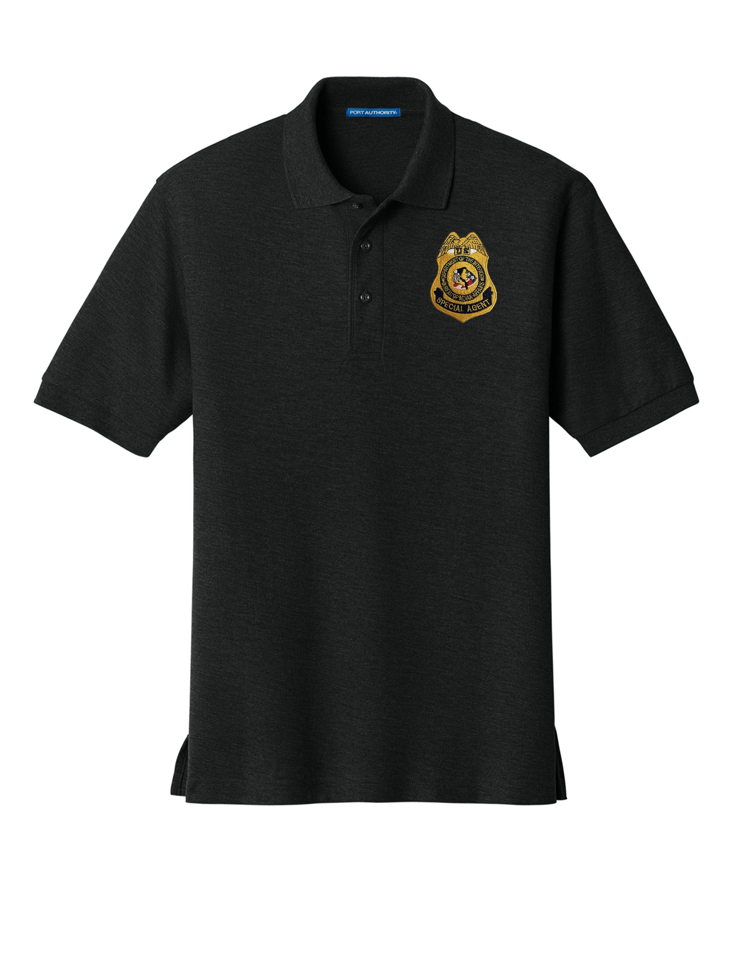 MEN'S BIA SPECIAL AGENT BADGE POLO-K500 – Sally's Cop Shop