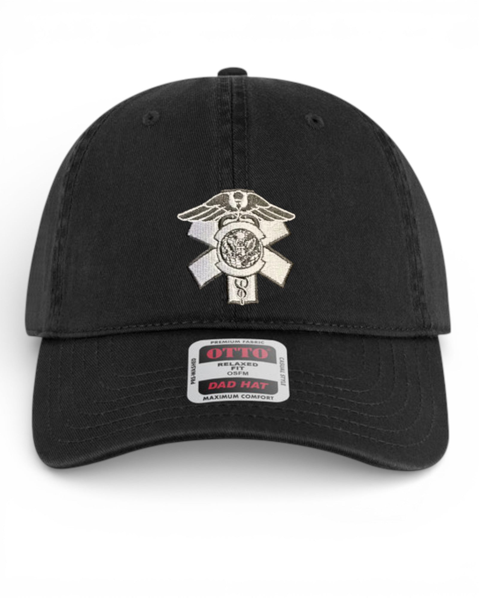 CBP OFO EMS EMBROIDERED LOW PROFILE HAT-BLACK – Sally's Cop Shop
