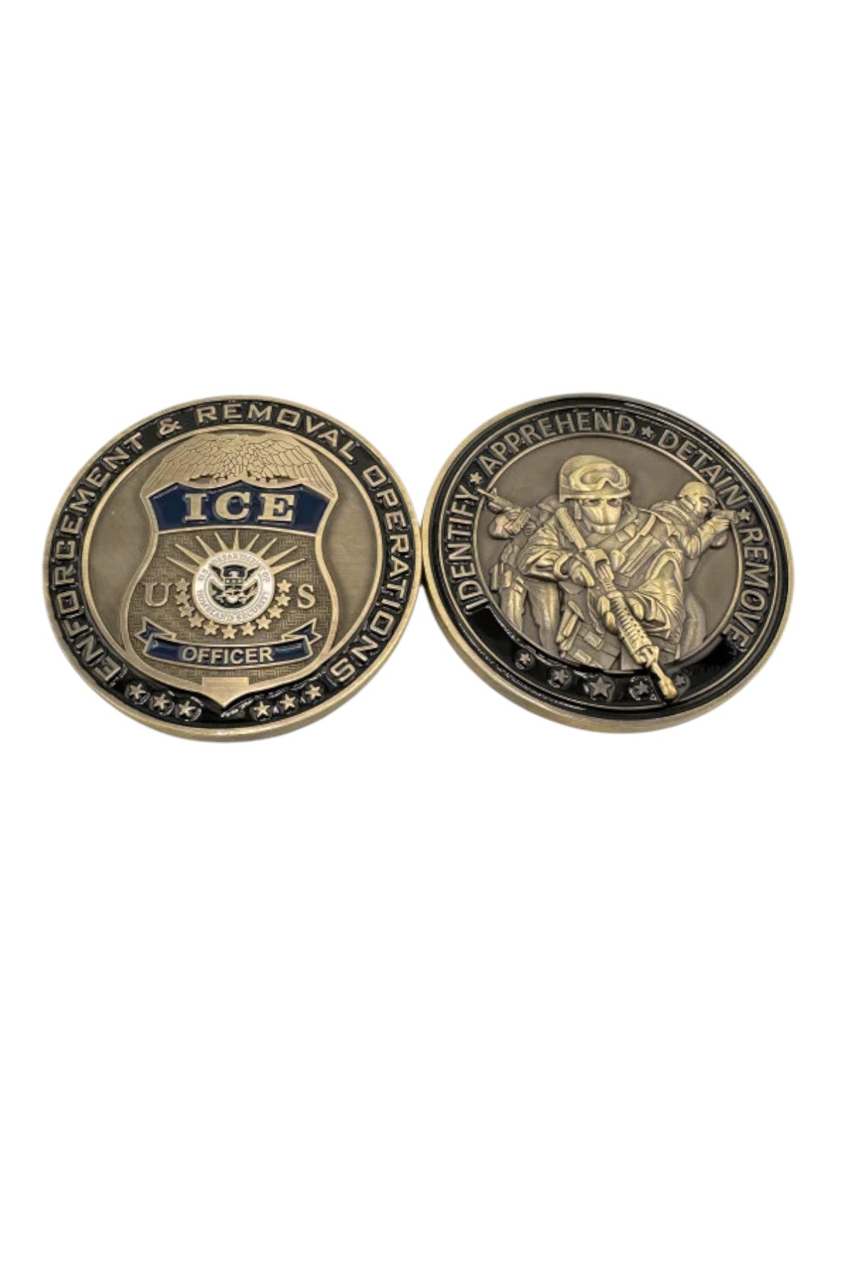 ICE CHALLENGE COIN – Sally's Cop Shop