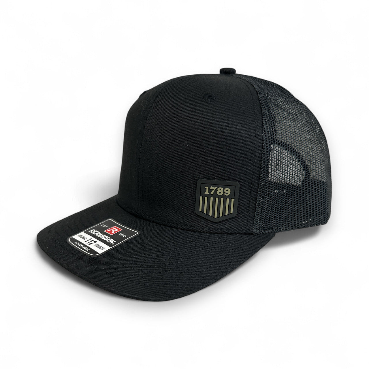 USMS PVC 1789 LOGO BLACK/OD TRUCKER HAT – Sally's Cop Shop