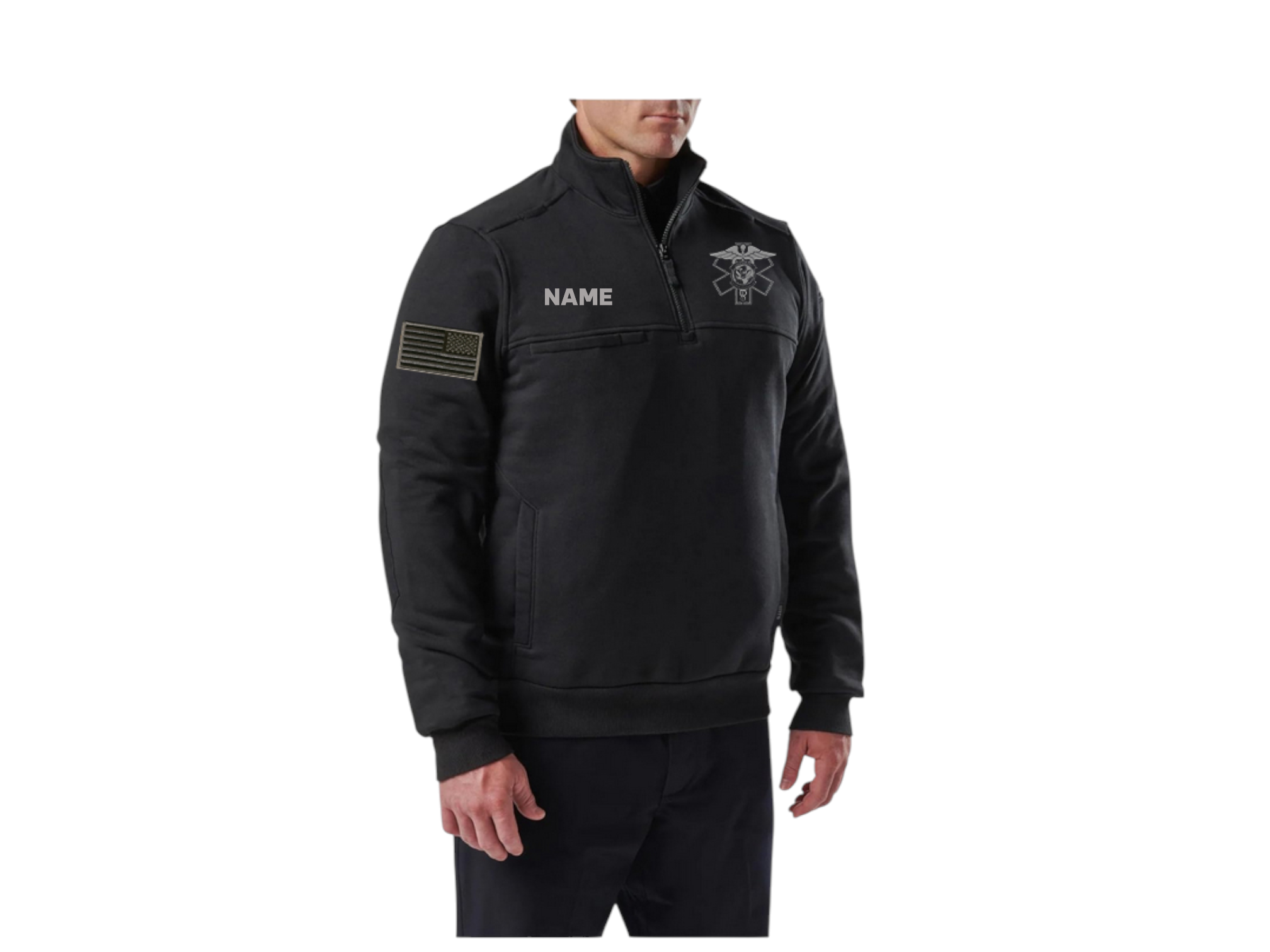 5.11 CBP OFO EMS JOB SHIRT 1/4 ZIP 2.0-72534-BLACK – Sally's Cop Shop
