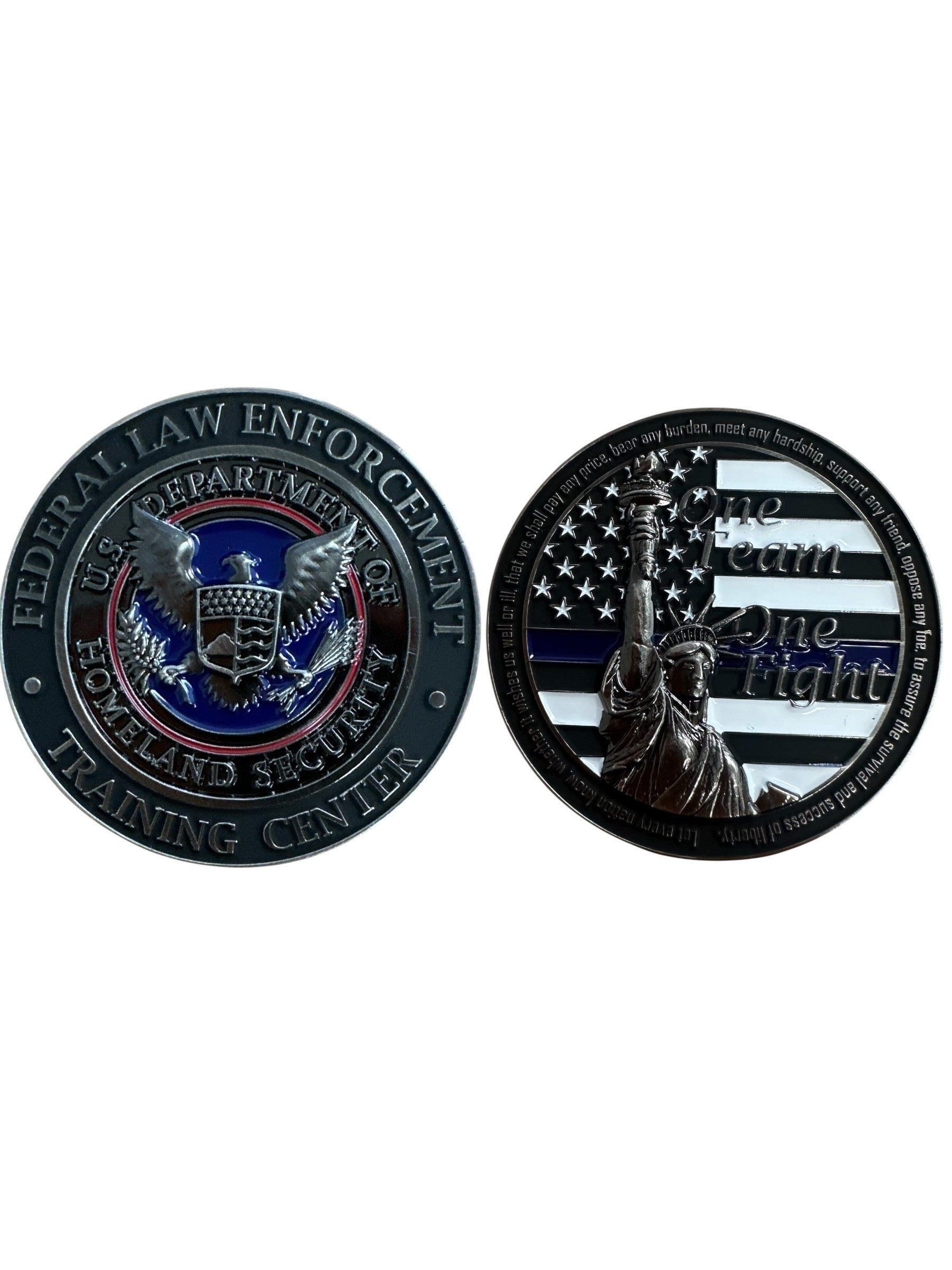 DHS FLETC CHALLENGE COIN – Sally's Cop Shop