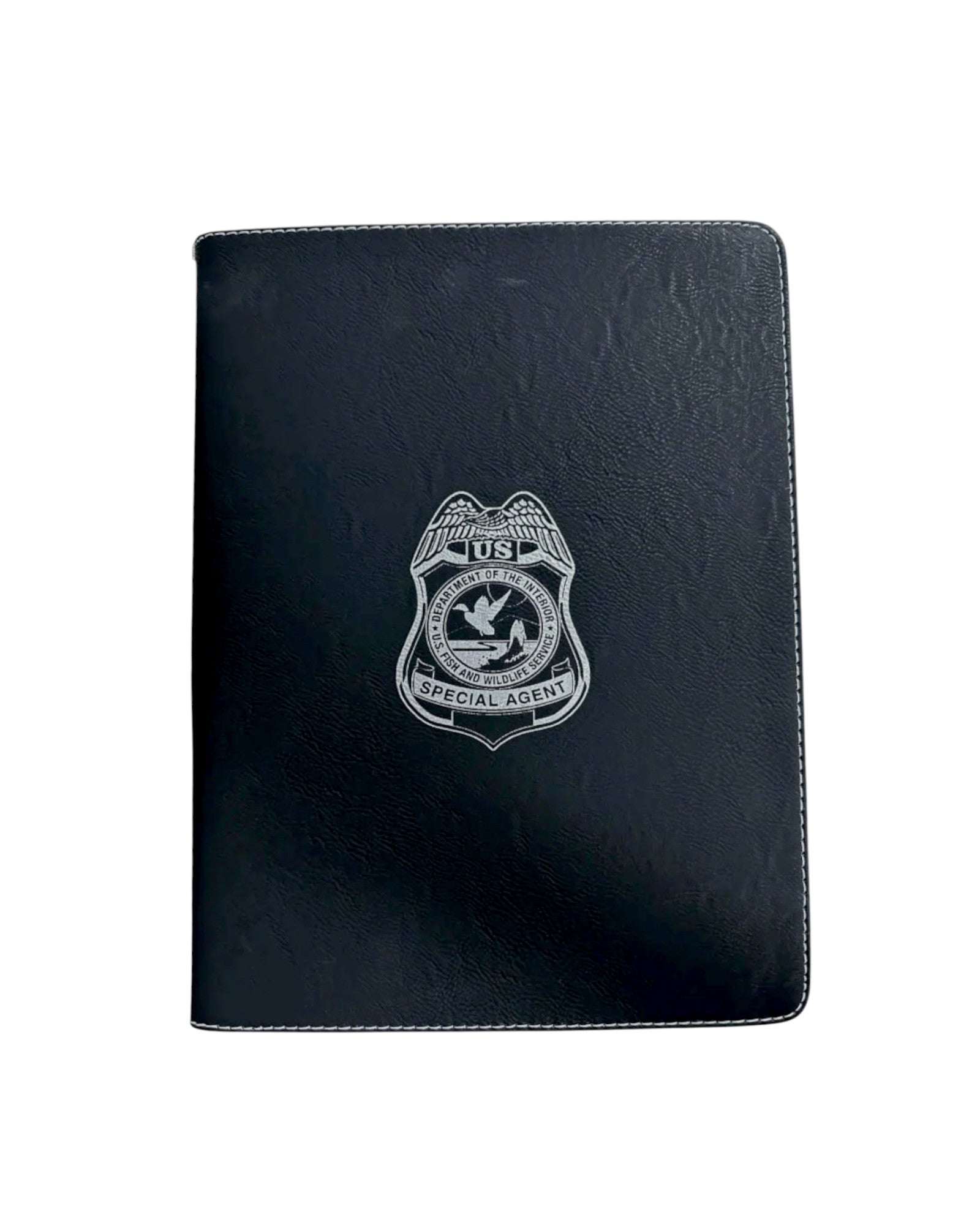 FWS SPECIAL AGENT ZIPPERED LEATHERLETTE PADFOLIO – Sally's Cop Shop