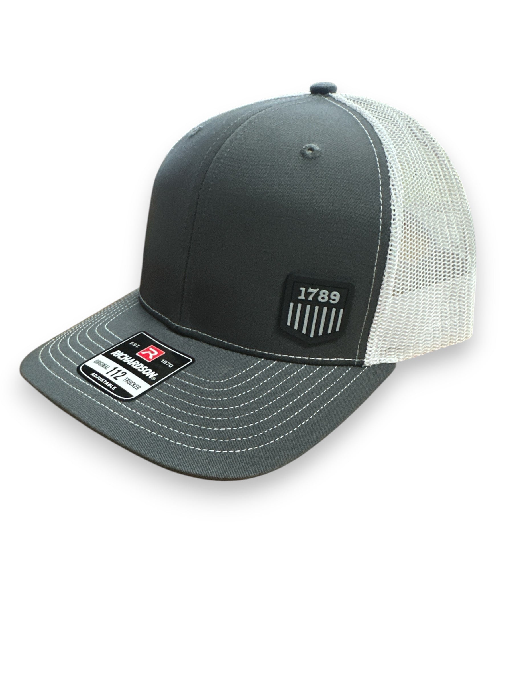 USMS PVC 1789 LOGO BLACK/GREY RICHARDSON HAT – Sally's Cop Shop