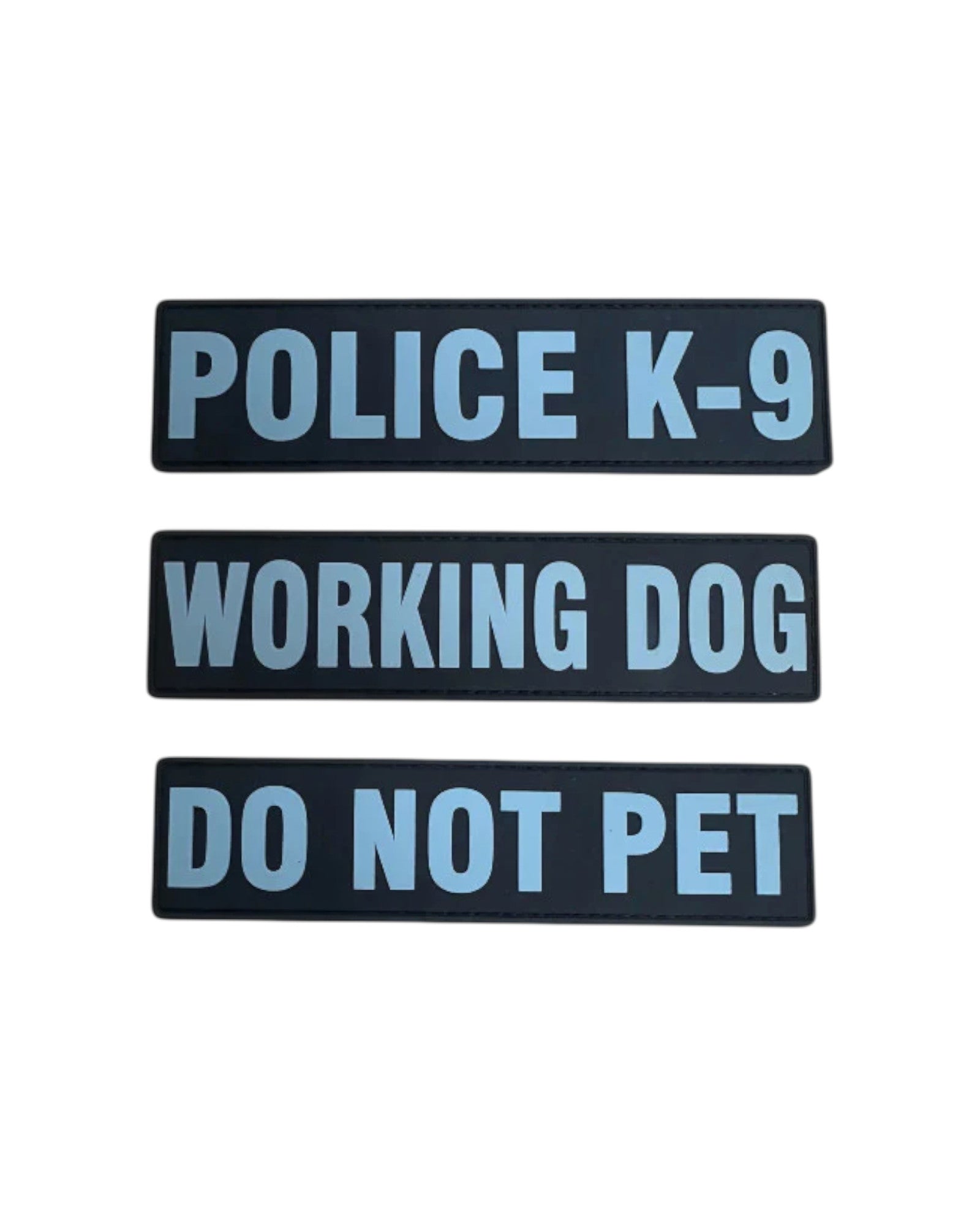 PVC VEST PATCH 6" X 1 1/2"-BLACK/GREY – Sally's Cop Shop