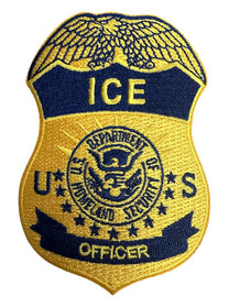 ICE OFFICER BADGE PATCH – Sally's Cop Shop