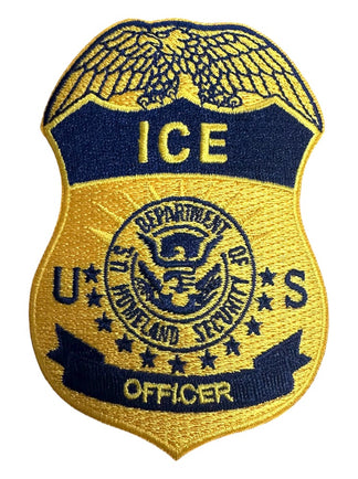 ICE OFFICER BADGE PATCH – Sally's Cop Shop