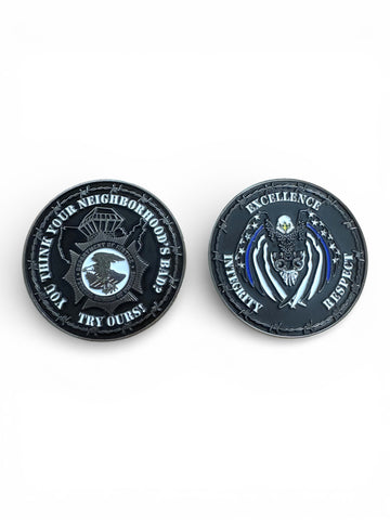 CHALLENGE COINS – Sally's Cop Shop