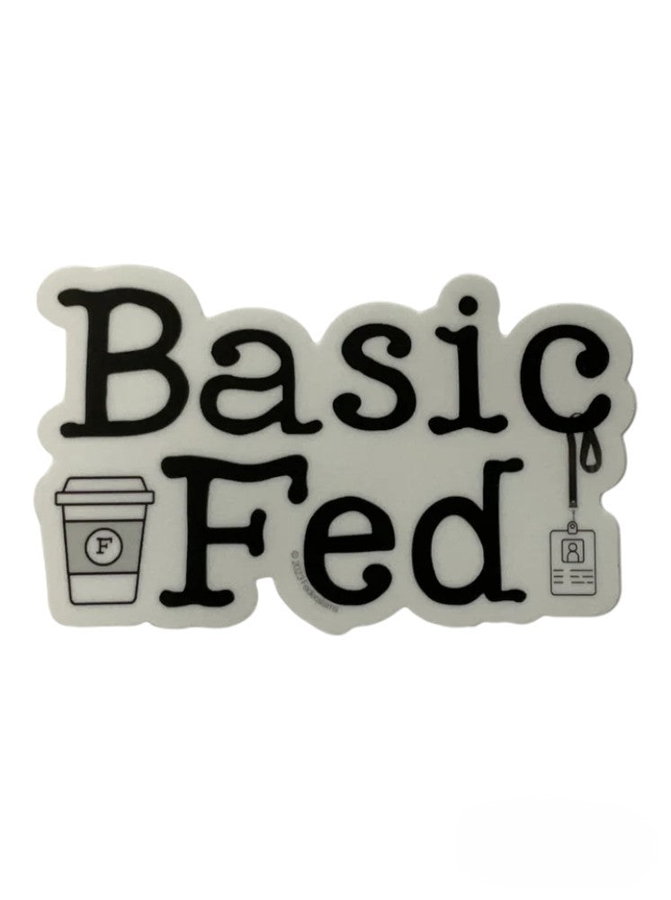 BASIC FED STICKER – Sally's Cop Shop
