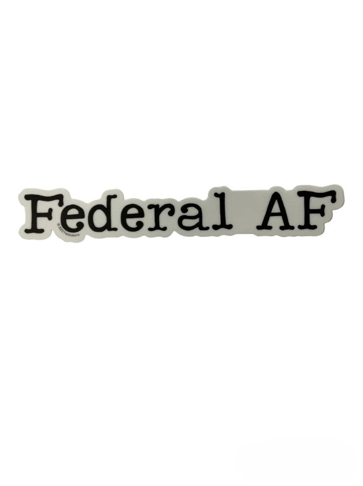 FEDERAL AF STICKER – Sally's Cop Shop