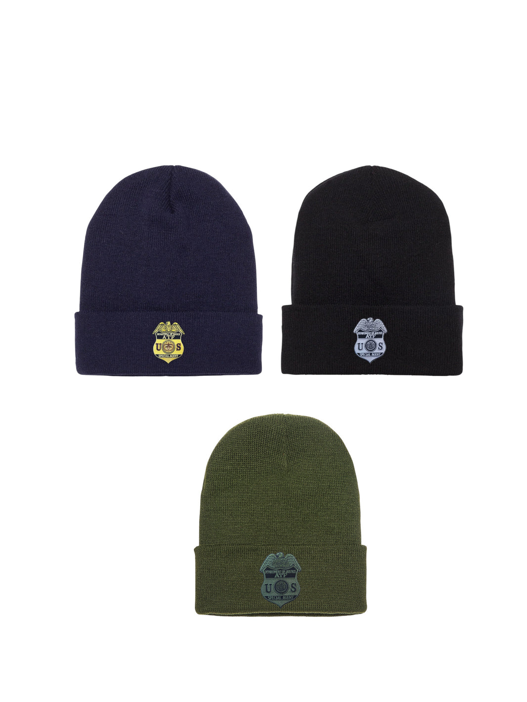 CUFFED KNIT BEANIE – Sally's Cop Shop