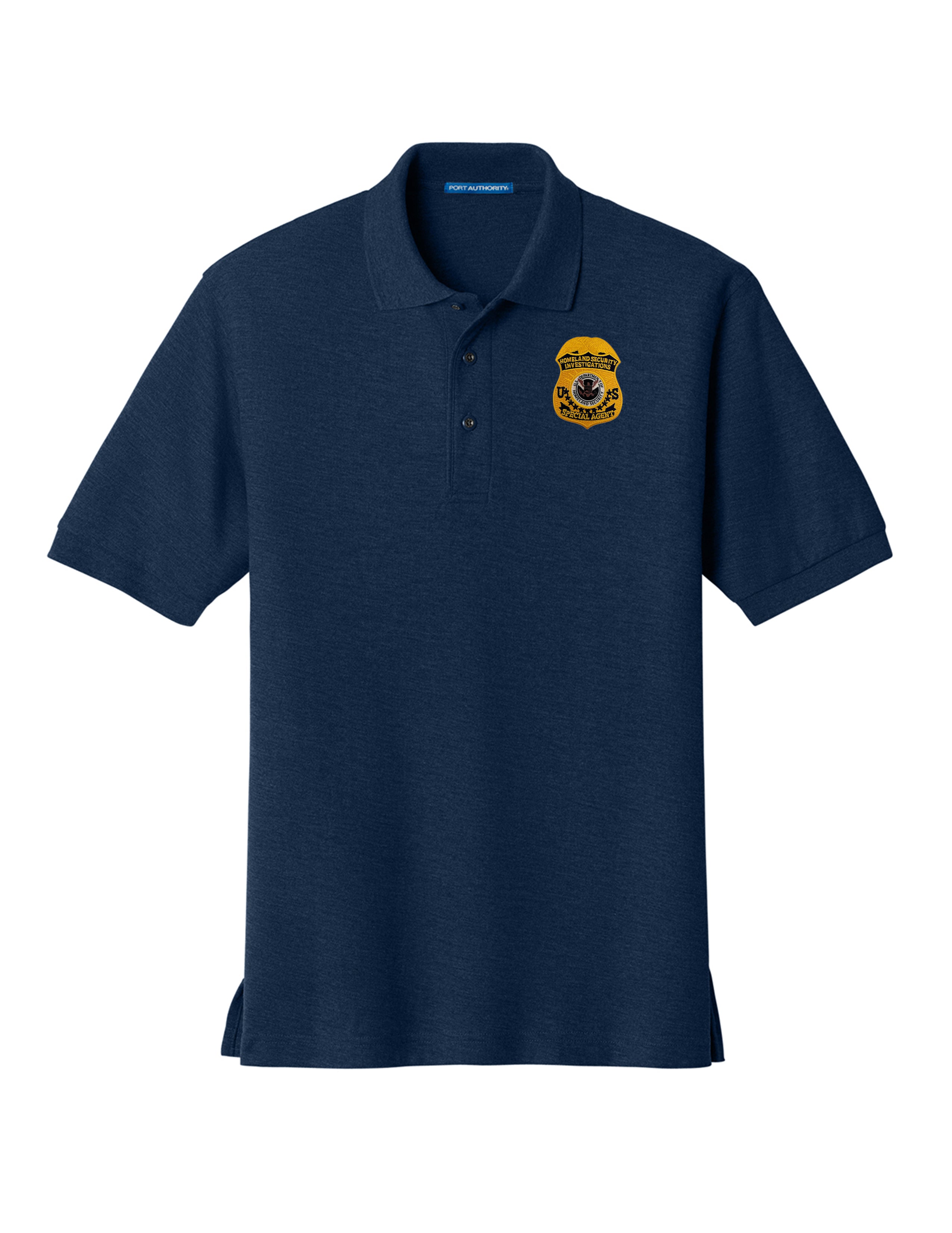 MEN'S HSI S/A BADGE PORT AUTHORITY POLO - K500 – Sally's Cop Shop