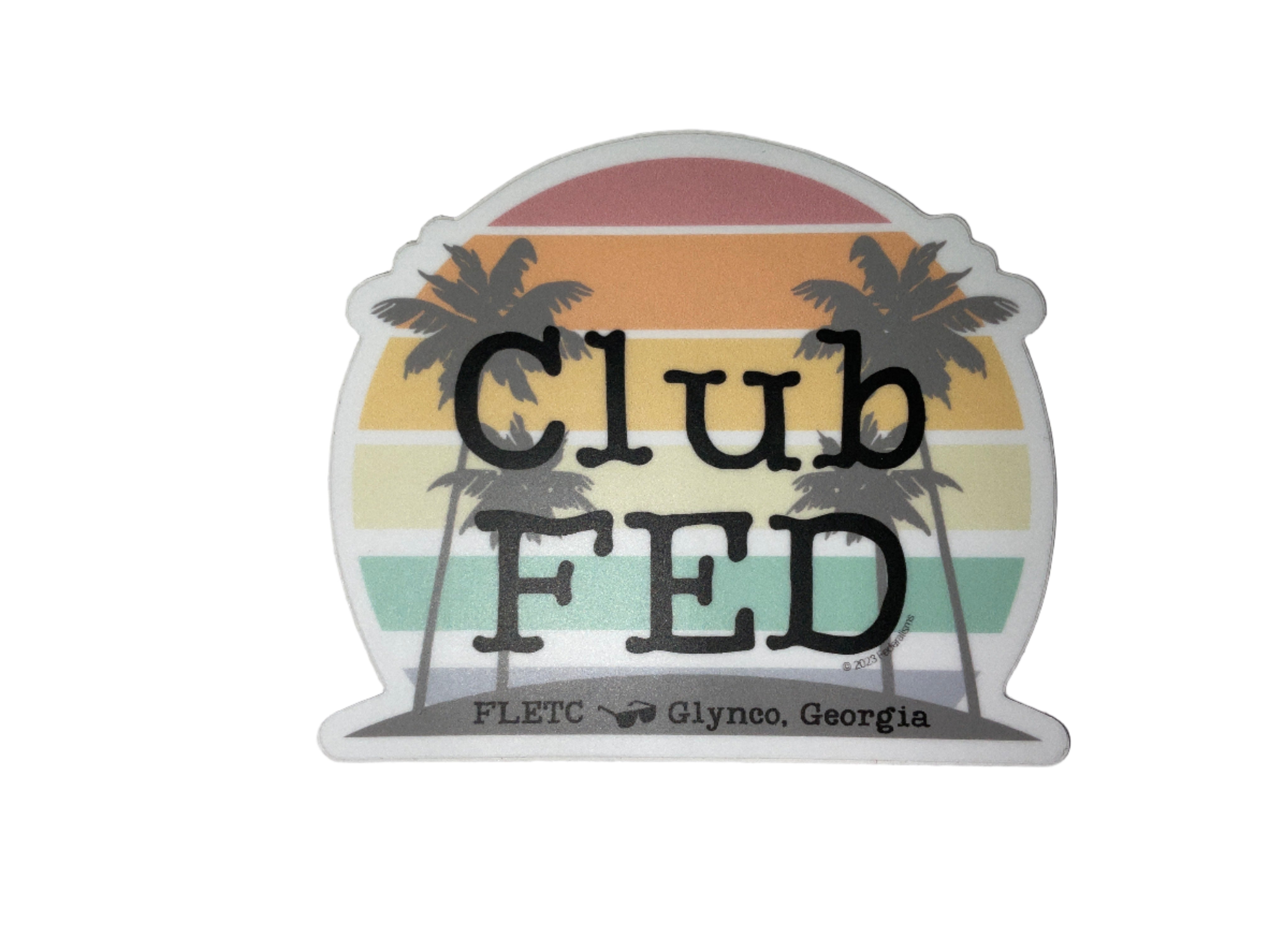 CLUB FED STICKER – Sally's Cop Shop