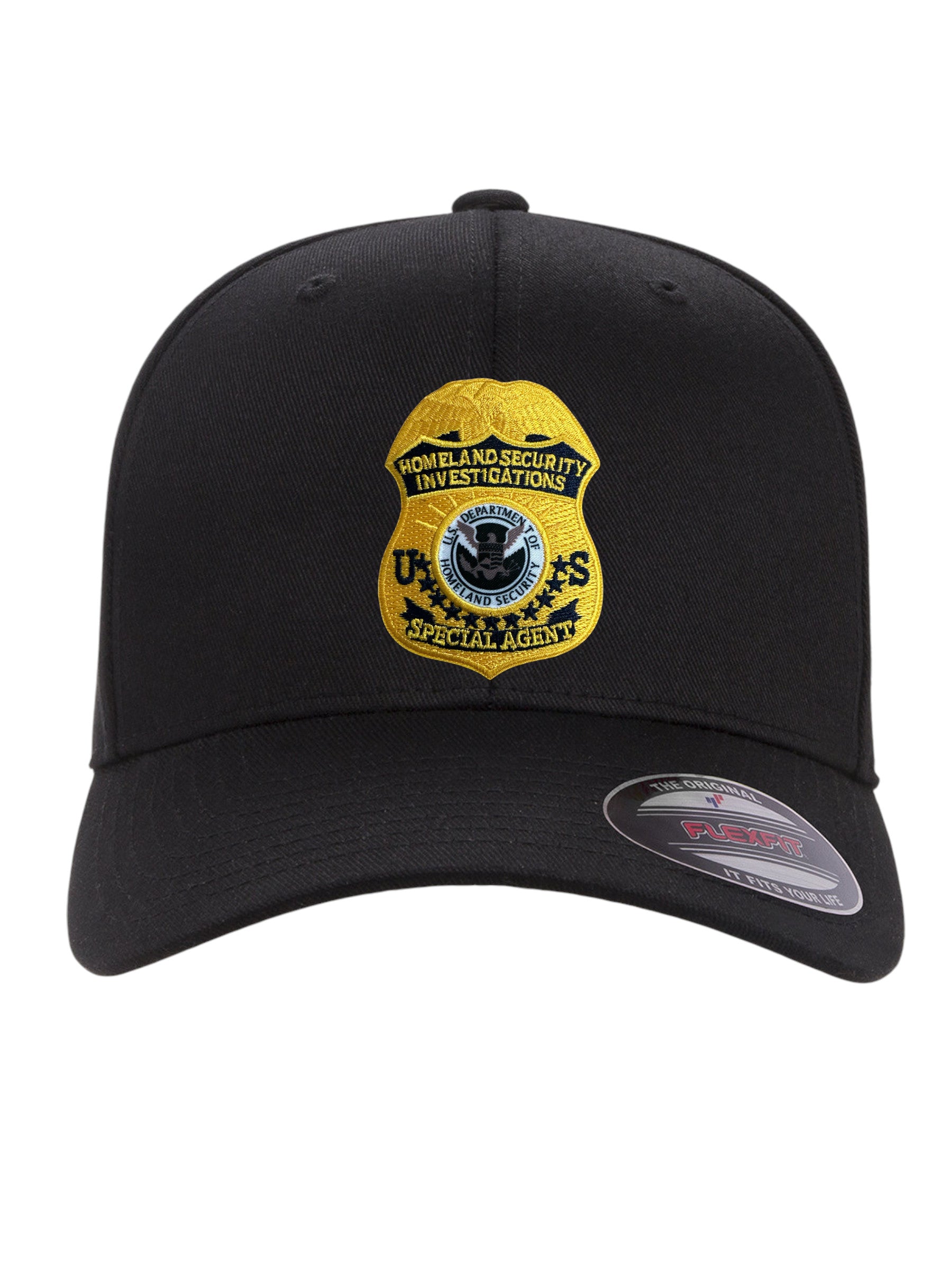 HSI SPECIAL AGENT BADGE ON FLEXFIT HAT – Sally's Cop Shop