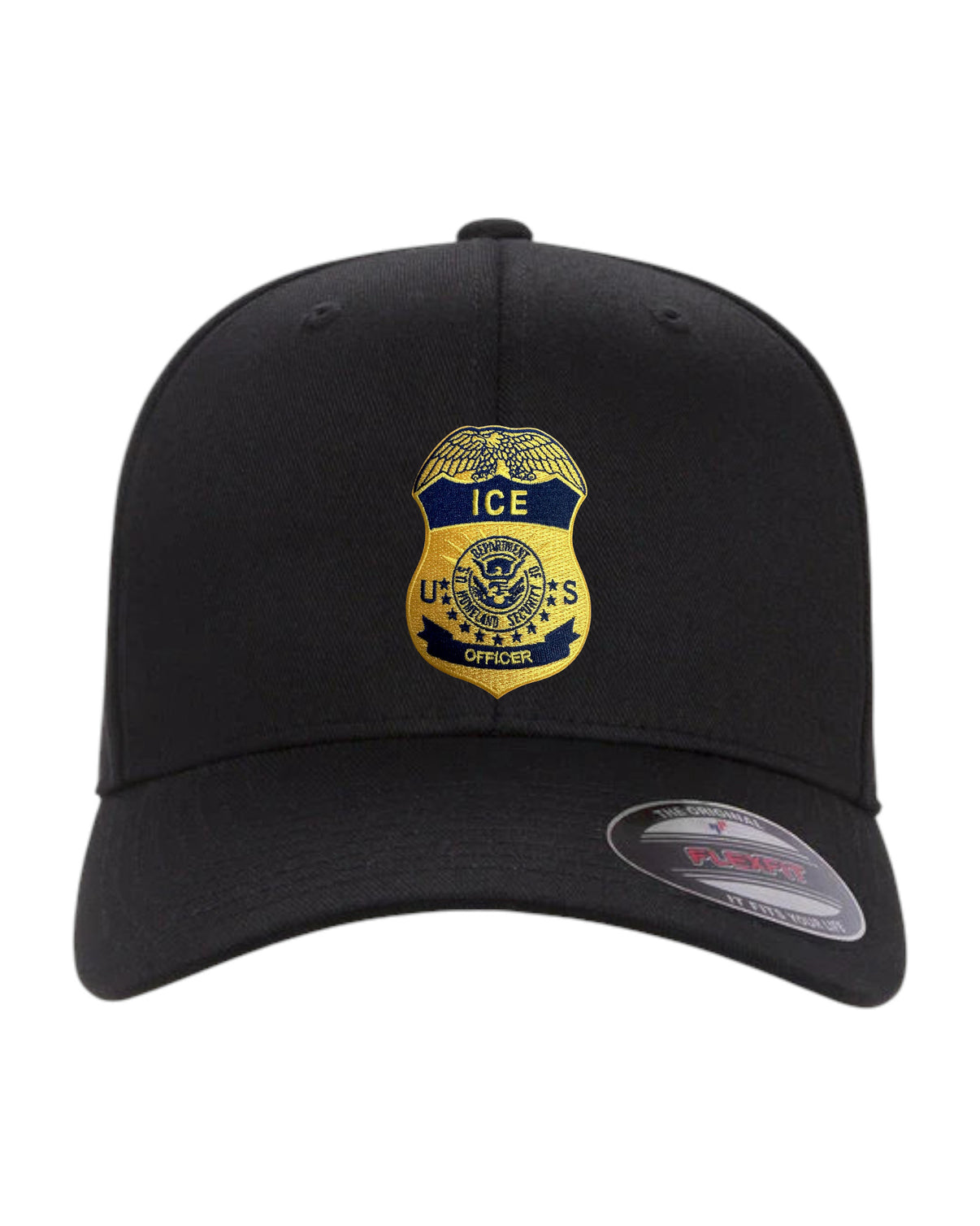 ICE OFFICER BADGE FLEXFIT HAT – Sally's Cop Shop