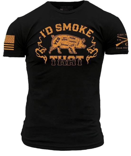 I'D SMOKE THAT TEE - BLACK – Sally's Cop Shop