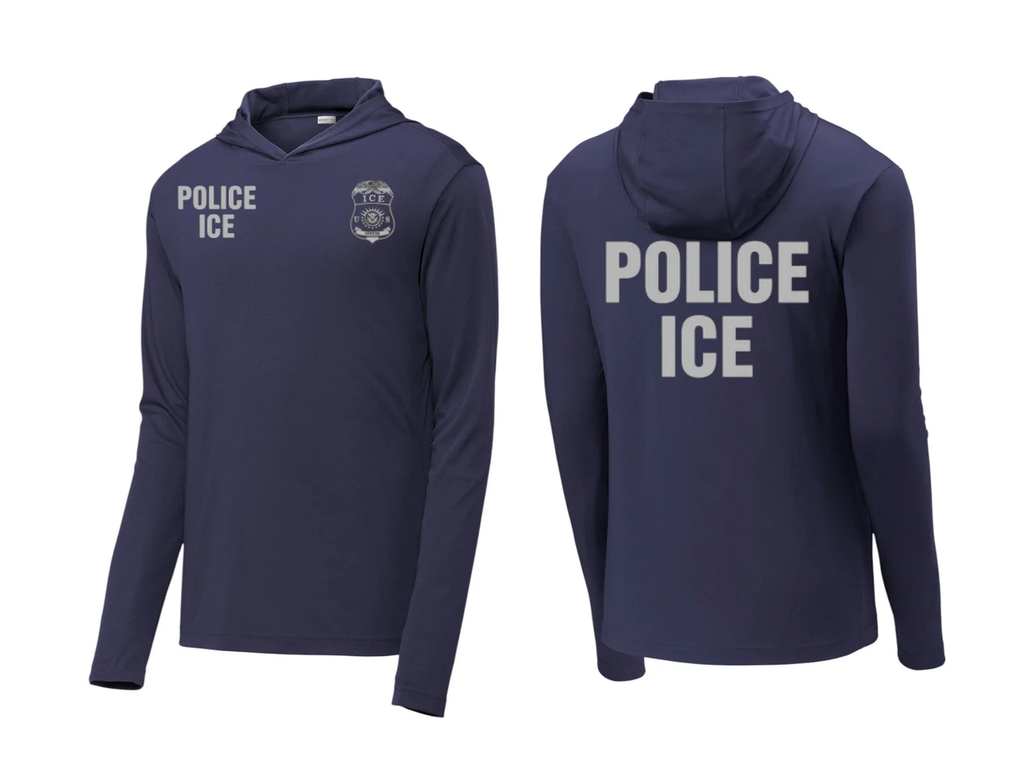 POLICE ICE WICKING HOODED PULLOVER-ST358 – Sally's Cop Shop