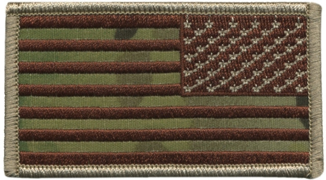 U.S. FLAG PATCH OCP/DESERT REVERSED W/ HOOK FASTNER – Sally's Cop Shop