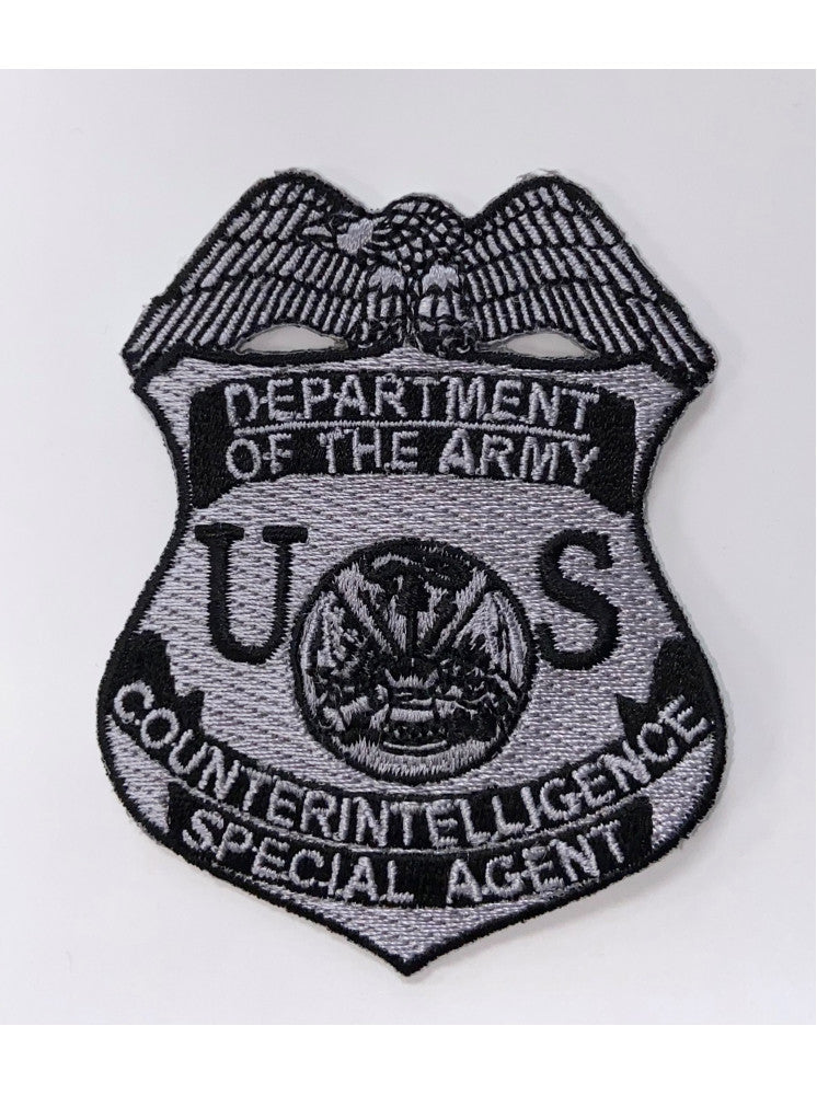 ARMY CI BADGE PATCH GREY – Sally's Cop Shop