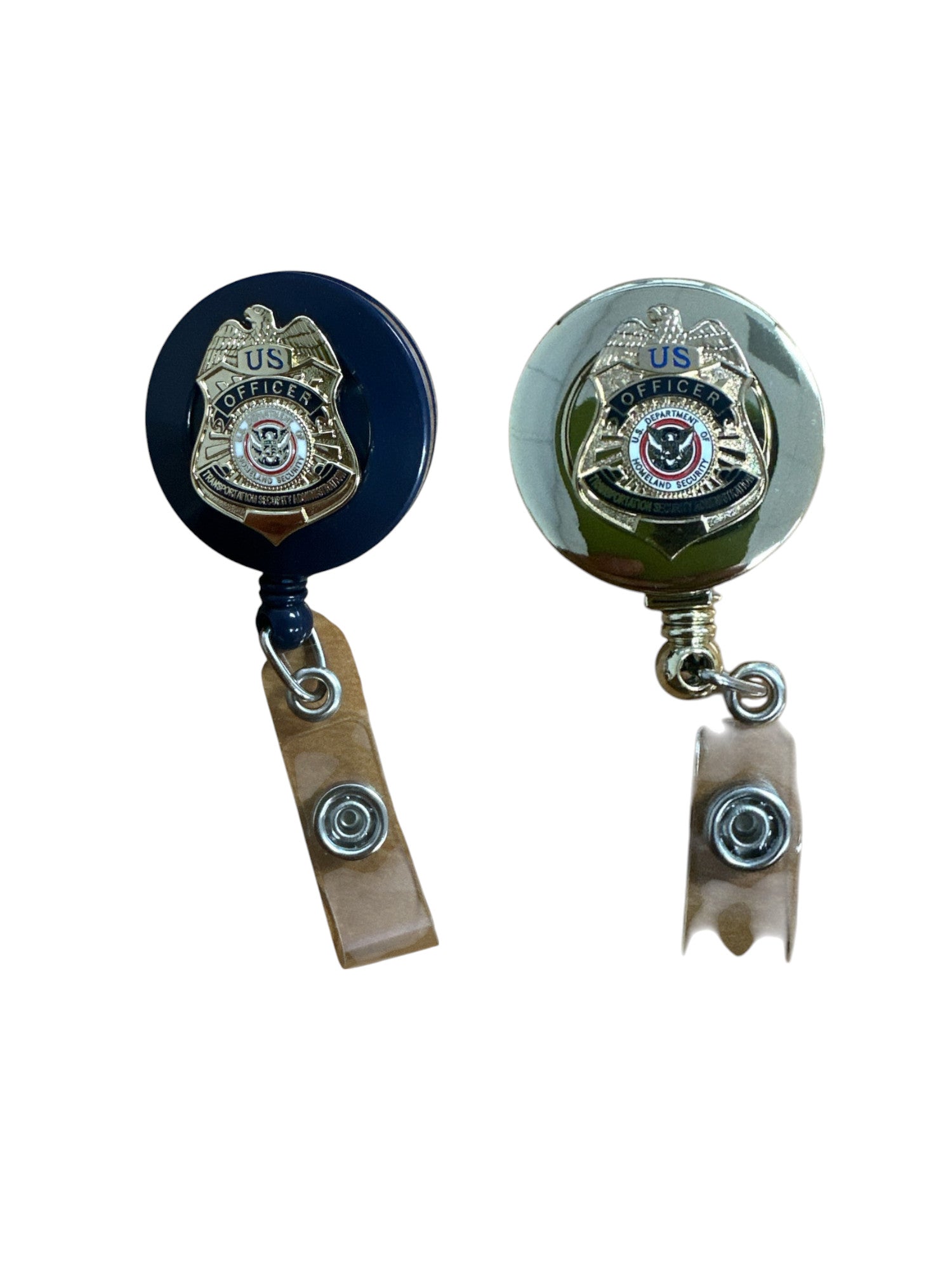 TSA ID REEL W/ REPLICA TSA OFFICER BADGE – Sally's Cop Shop