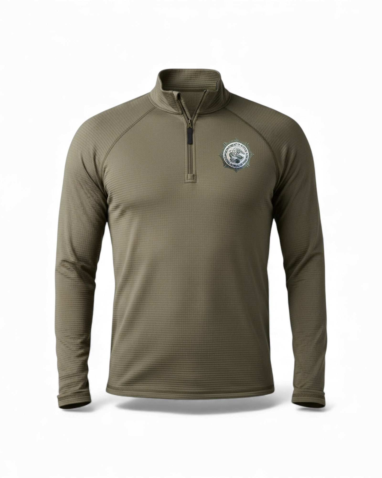 BOP STARBURST TAN/OD BADGE 5.11 STRATOS 1/4 ZIP PULLOVER – Sally's Cop Shop