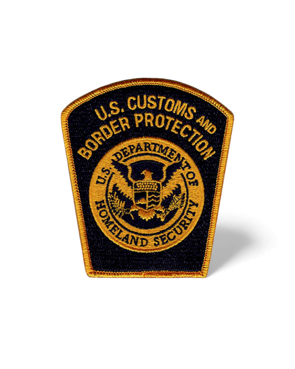 CBP SHOULDER PATCH BORDER PATROL-GOLD/NAVY – Sally's Cop Shop