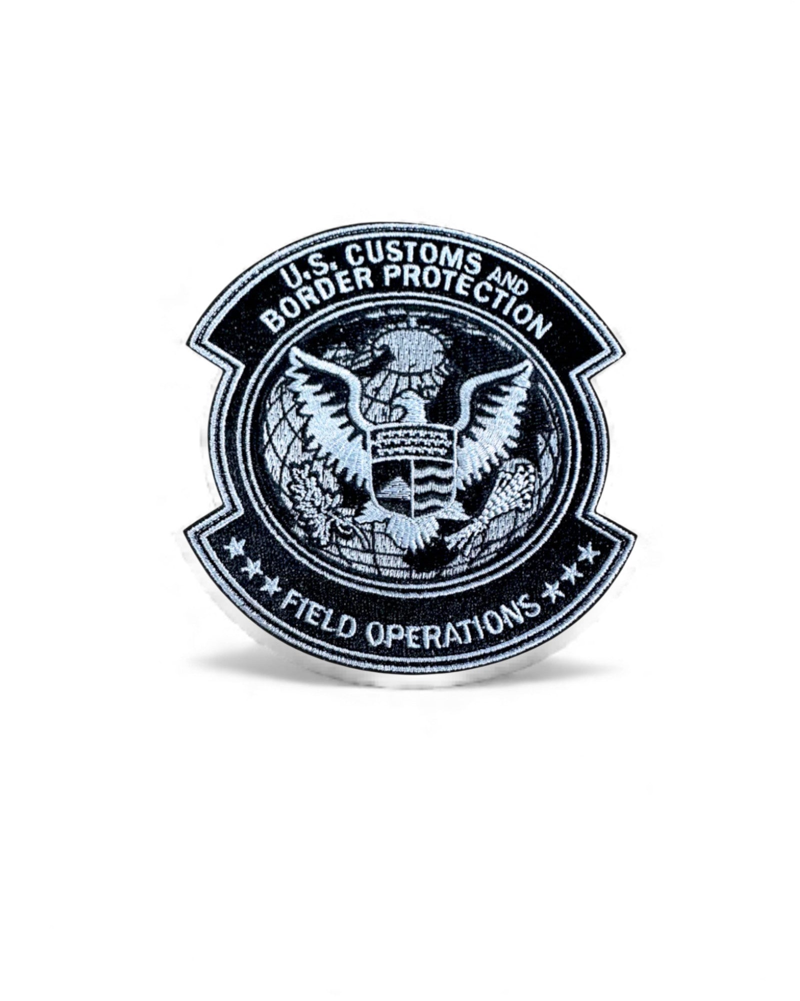 CBP FIELD OPERATIONS SHOULDER PATCH BLACK/GREY – Sally's Cop Shop
