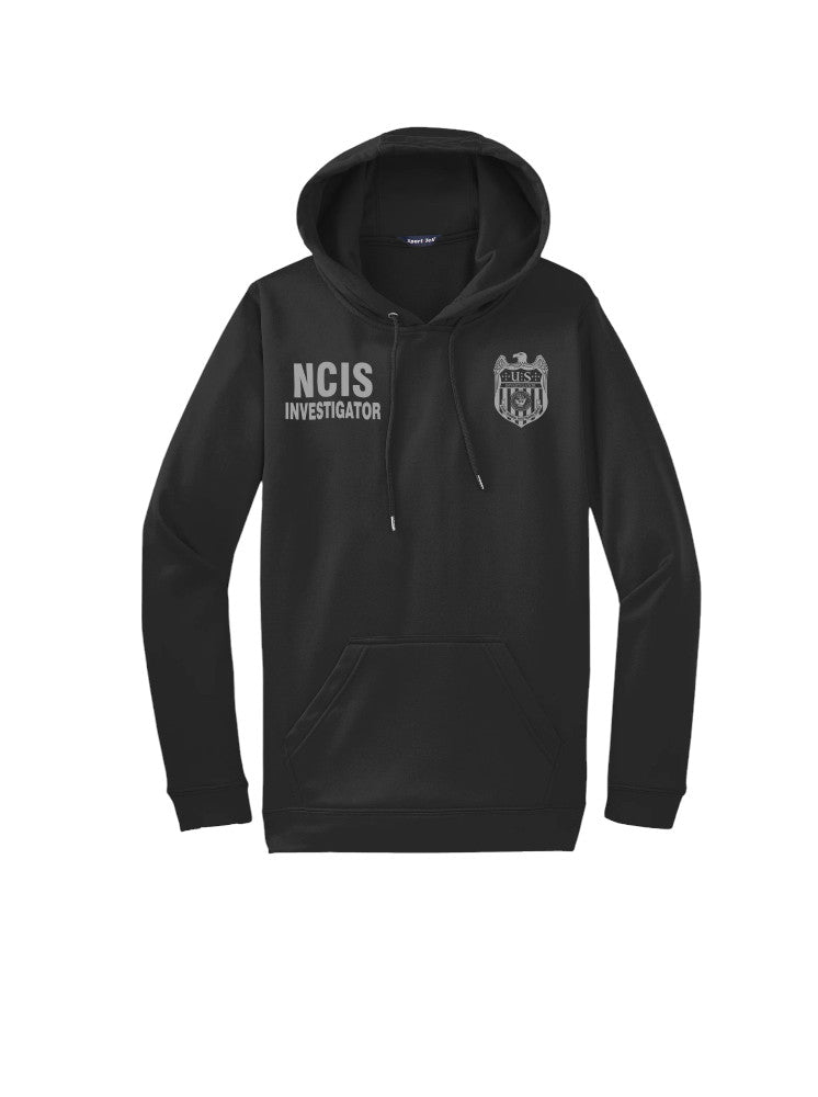 NCIS INVESTIGATOR WICKING HOODIE IN GREY INK-F244 – Sally's Cop Shop