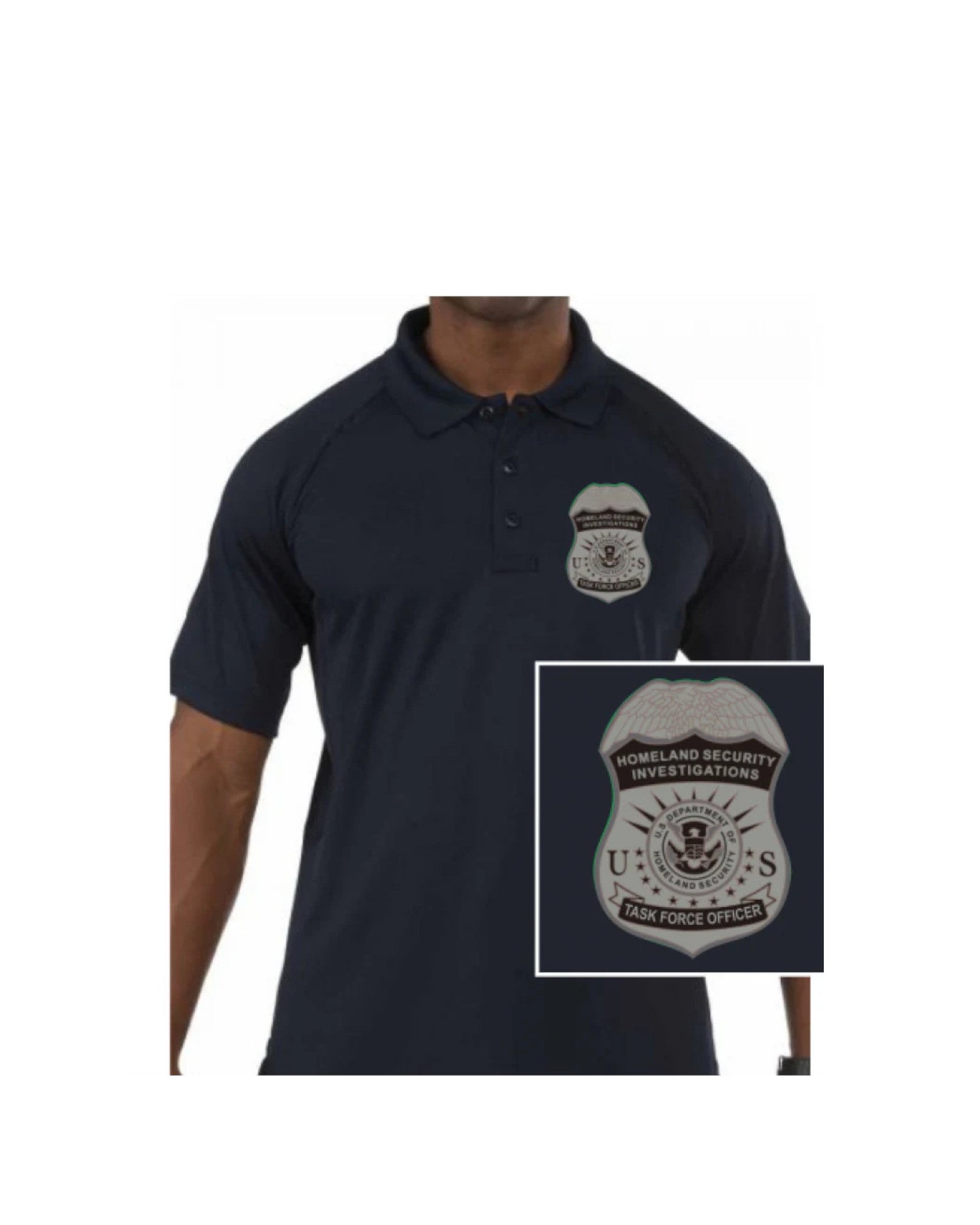 HSI TASK FORCE OFFICER TACTICAL POLO SHIRT-CS410 – Sally's Cop Shop