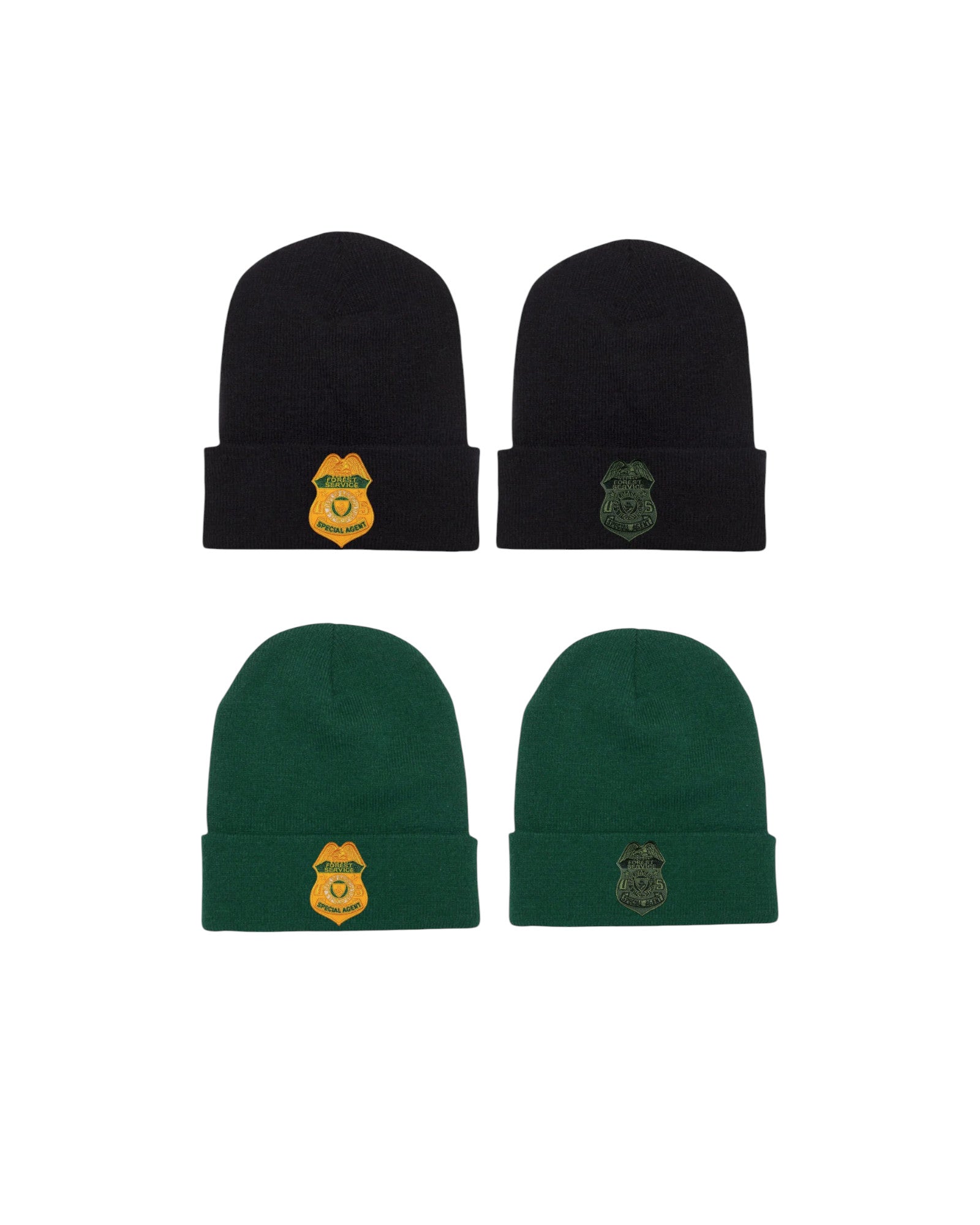 USFS SPECIAL AGENT BADGE CUFFED KNIT BEANIE – Sally's Cop Shop