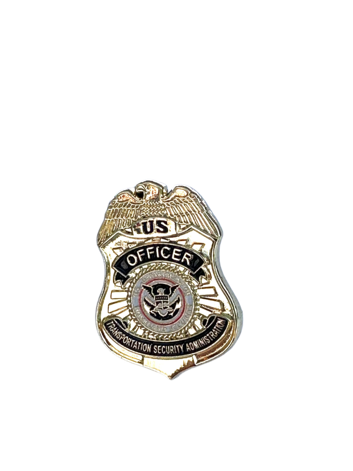 TSA OFFICER BADGE REPLICA TIE PIN – Sally's Cop Shop