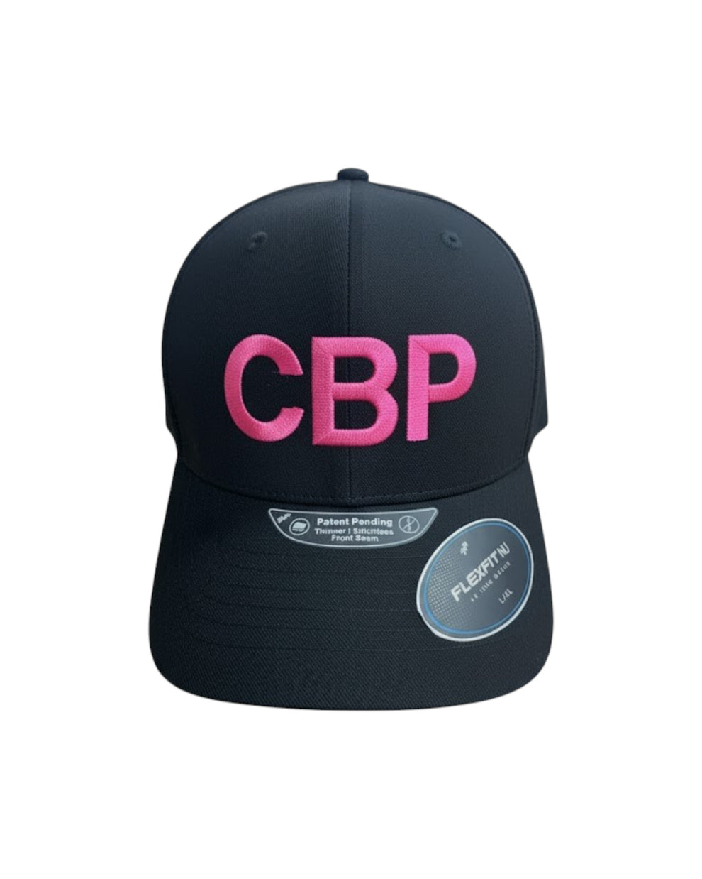 CBP PINK LETTERS EMBROIDERED ON BLACK FLEXFIT HAT – Sally's Cop Shop
