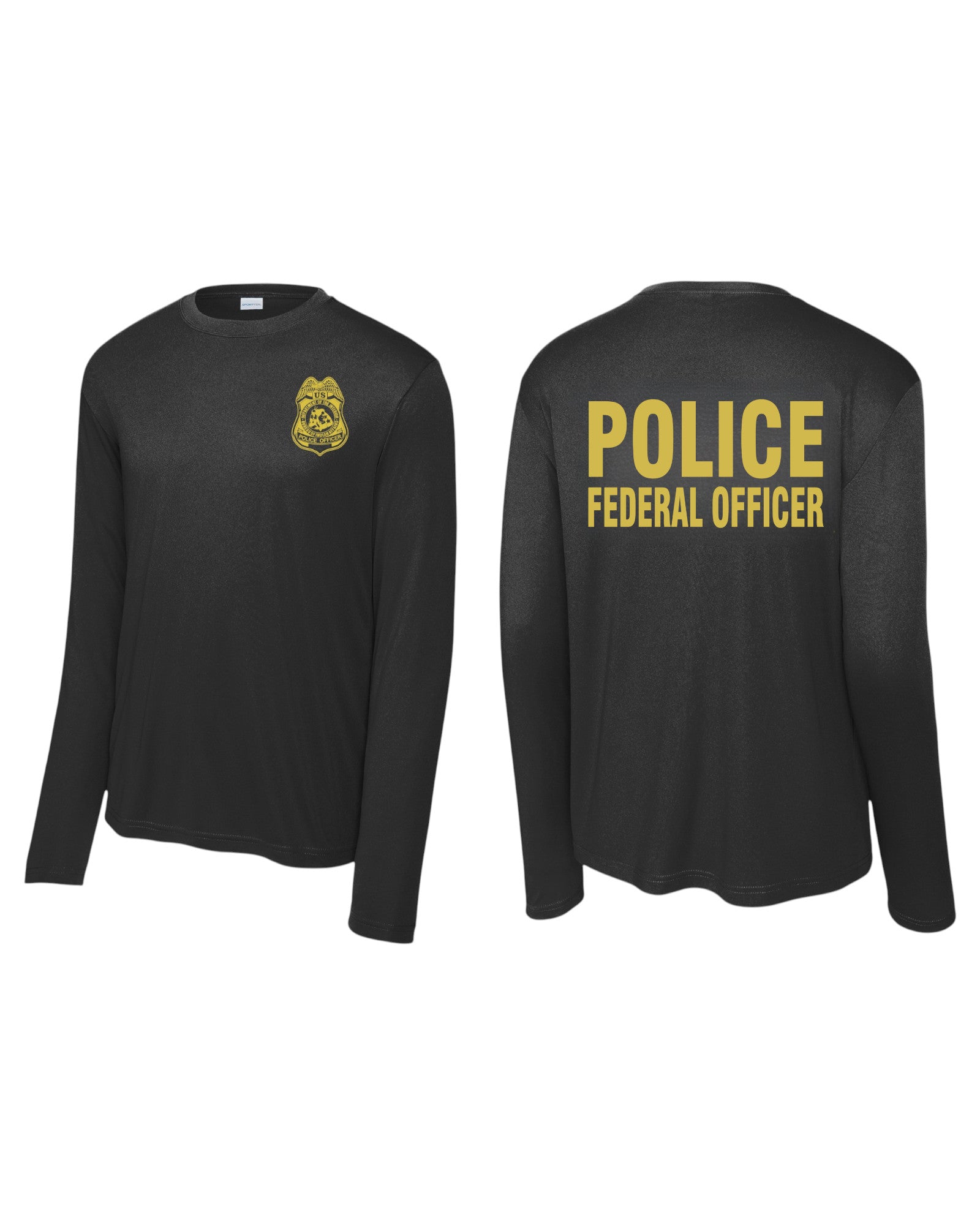 BIA POLICE OFFICER RAID T-SHIRT-ST350LS – Sally's Cop Shop