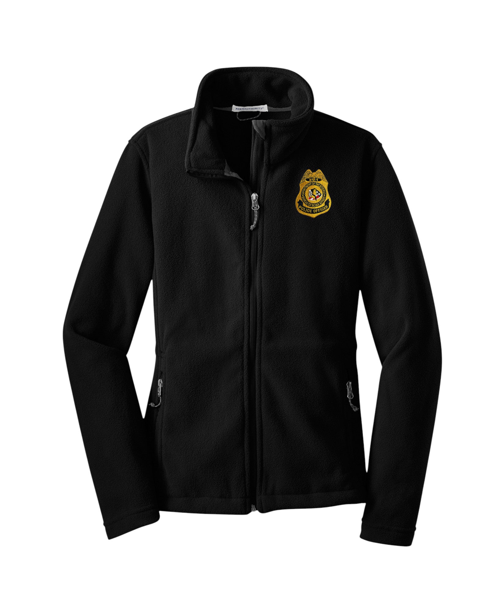 WOMEN'S BIA POLICE OFFICER BADGE FLEECE JACKET-L217 – Sally's Cop Shop