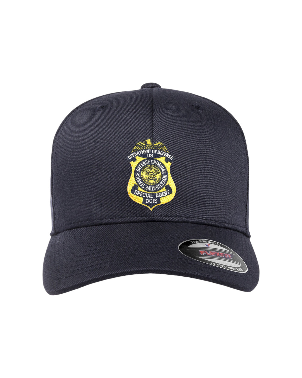 DCIS SPECIAL AGENT GOLD/NAVY BADGE FLEXFIT HAT – Sally's Cop Shop