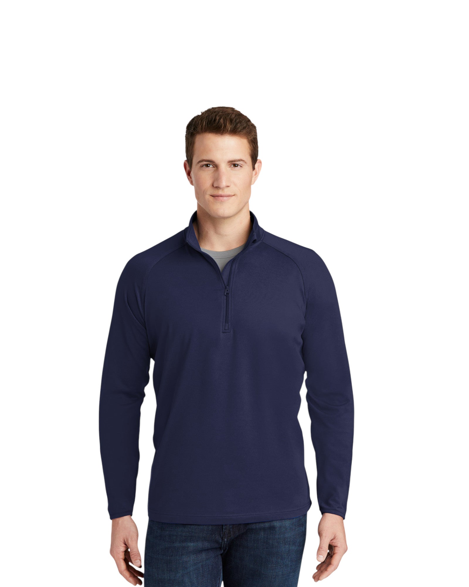 1/4 ZIP PULLOVER SPORT-TEK SPORT WICK STRETCH ST850 – Sally's Cop Shop