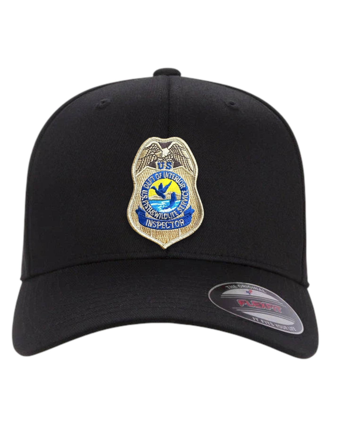FWS INSPECTOR BADGE FLEXFIT HAT – Sally's Cop Shop